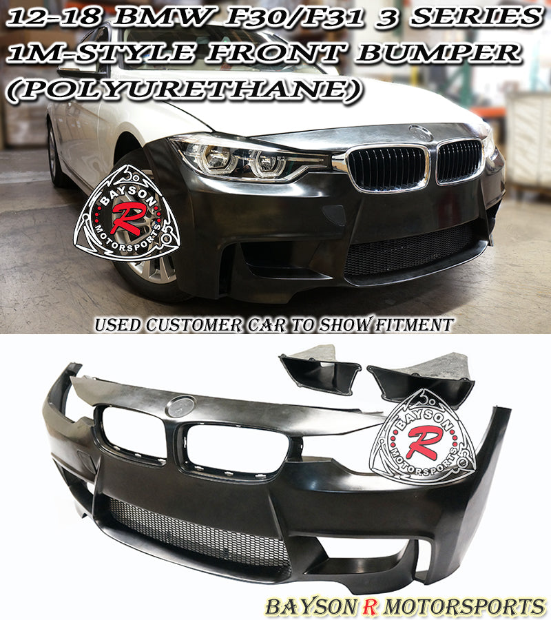 1M Style Front Bumper w/ Air Ducts For 2012-2018 BMW 3-Series(4Dr/5Dr, – Bayson R Motorsports
