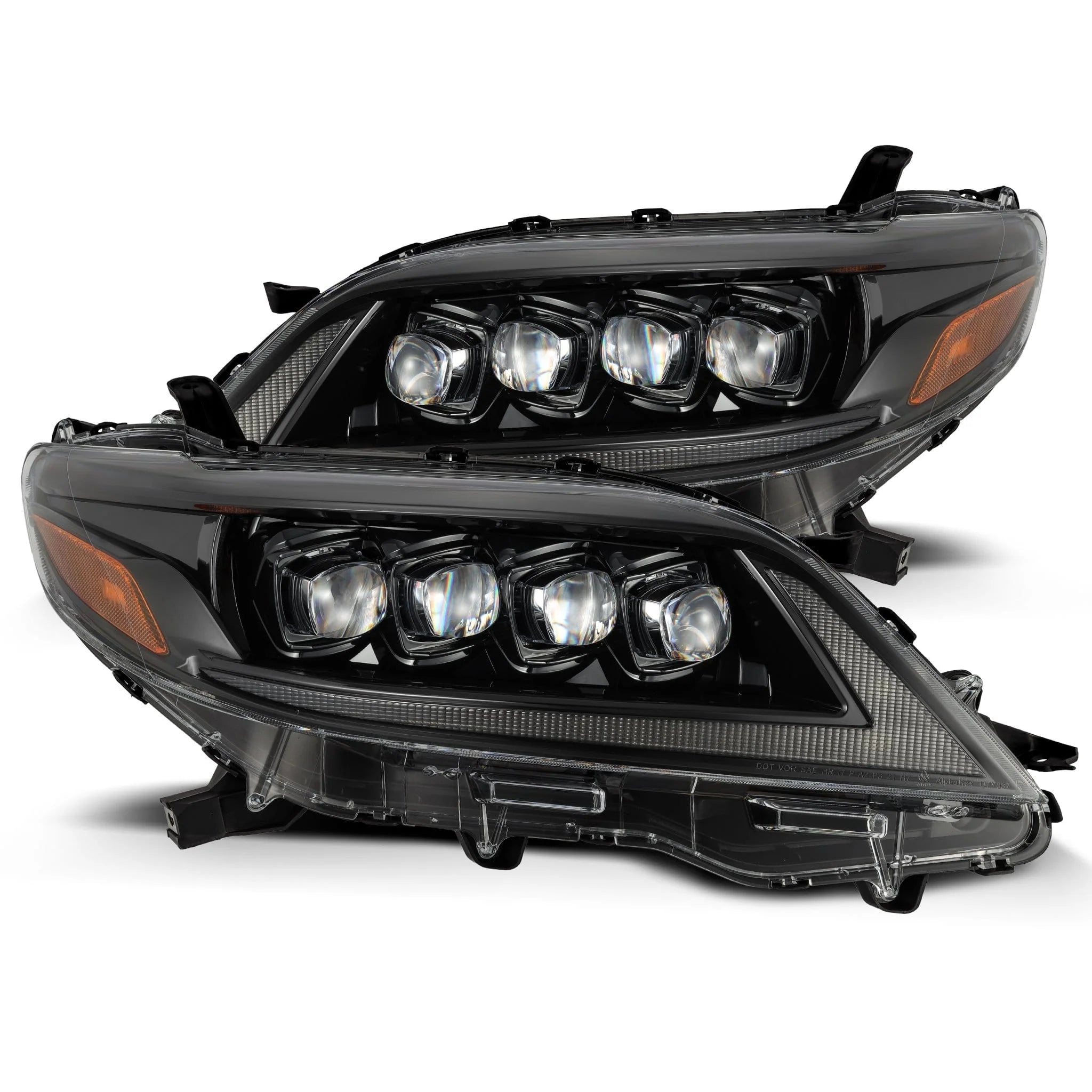 AlphaRex (NOVA-Series) 2011-2020 Toyota Sienna LED Projector Headlight ...