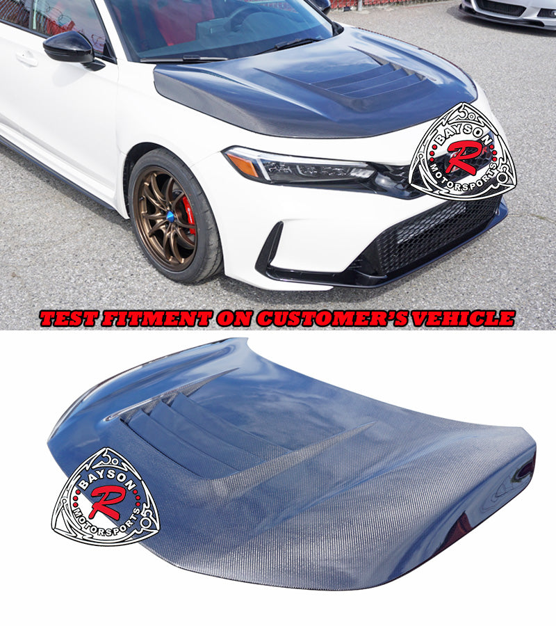 Honda Civic Type-R FL5 Carbon Fiber Hood (2023-2025) GT Style – Bayson ...