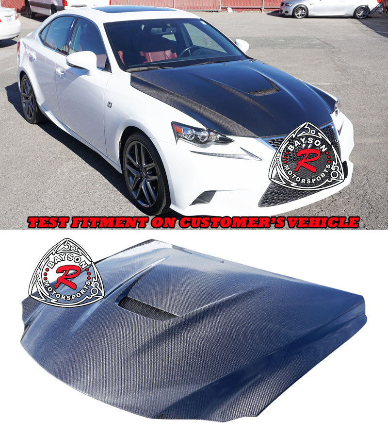 Lexus IS/IS-C/IS-F Carbon Fiber Hood (2014-2021) ZR Style – Bayson R ...