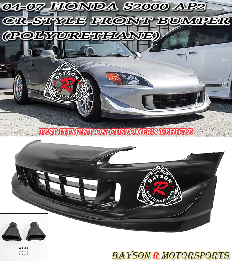 Honda S2000 AP1 AP2 (2000-2009) Front Bumper with Air Ducts CR Style – Bayson R Motorsports