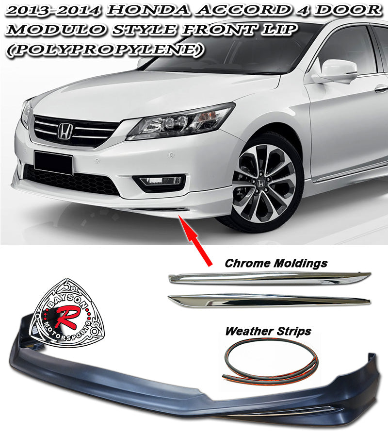 Mod Style Front Lip For 2013-2015 Honda Accord 4Dr – Bayson R Motorsports