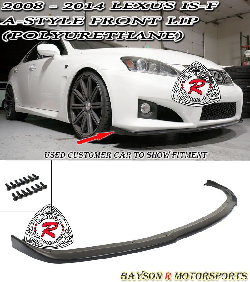 Lexus IS-F Front Lip (2008-2014) A Style – Bayson R Motorsports