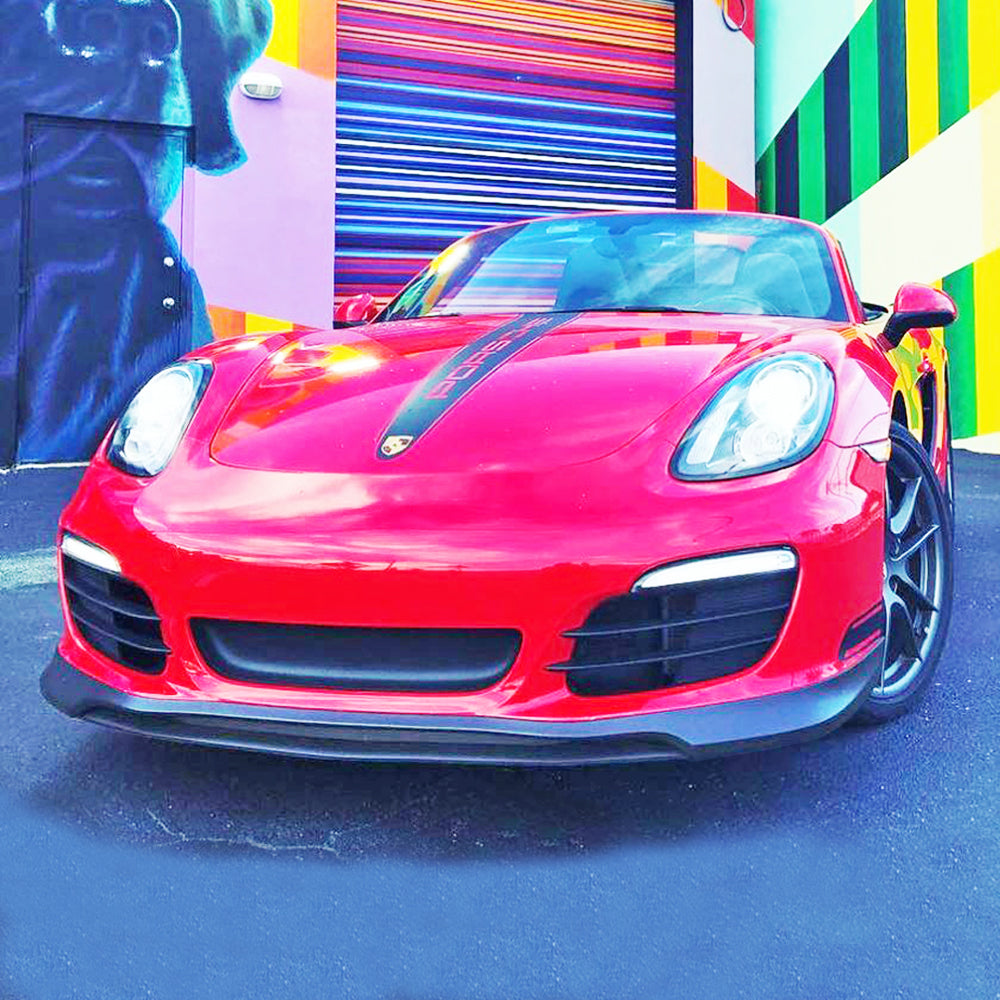 Porsche Boxster 981 Front Lip (2013-2016) TA Style – Bayson R Motorsports