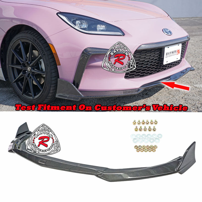 Toyota GR86 Front Lip (2022-2024) TM Style Carbon Fiber – Bayson R ...