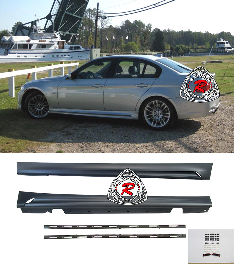 BMW 3-Series E90/E91 Side Skirts (2006-2011) MP Style – Bayson R ...