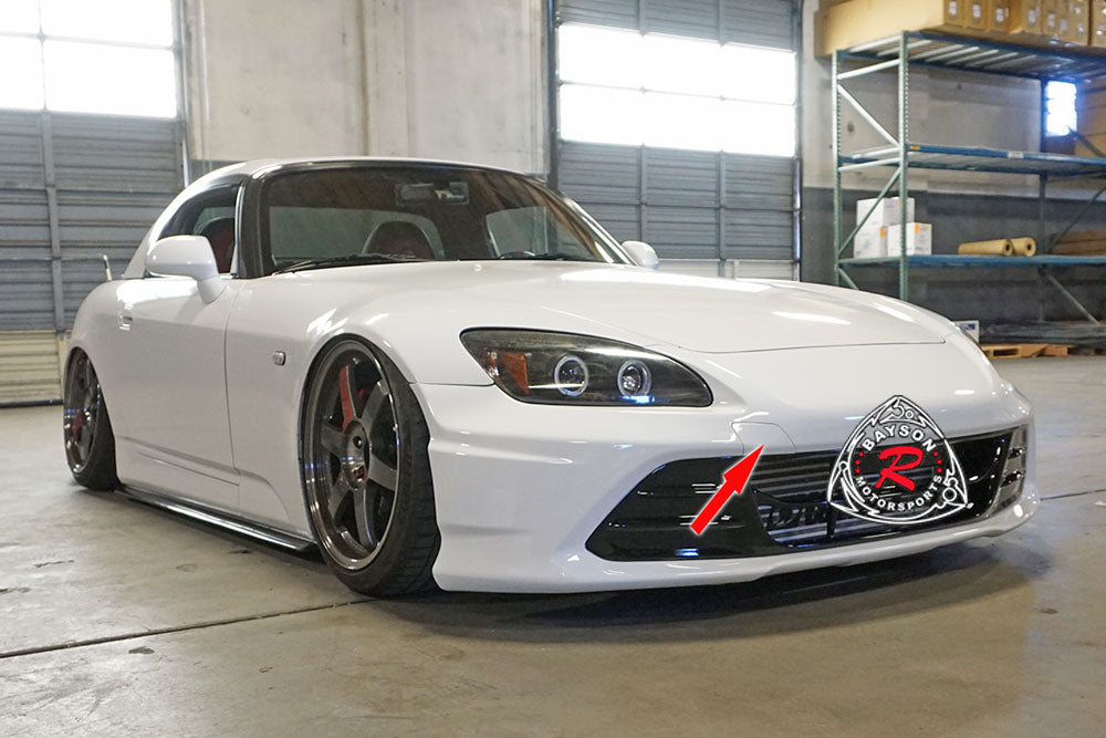 Honda S2000 AP1 AP2 (2000-2009) Front Bumper 20th Anniversary Style Tow Hook Cover – Bayson R ...