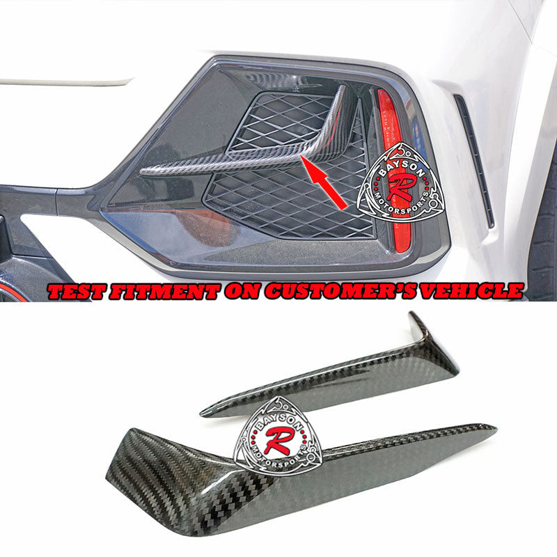Honda Civic Type-R FK8 (2017-2021) Rear Bumper Vent Trim Dry Carbon ...
